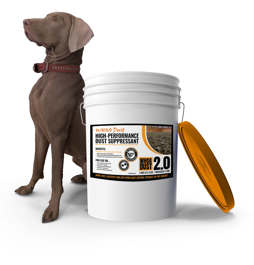 WHOA Dust for Dog Agility Arenas | Whoa Dust Canada